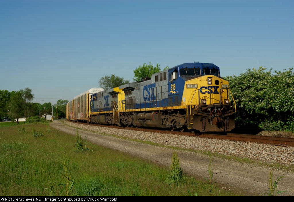 CSX 318 Northbound - Vance Road